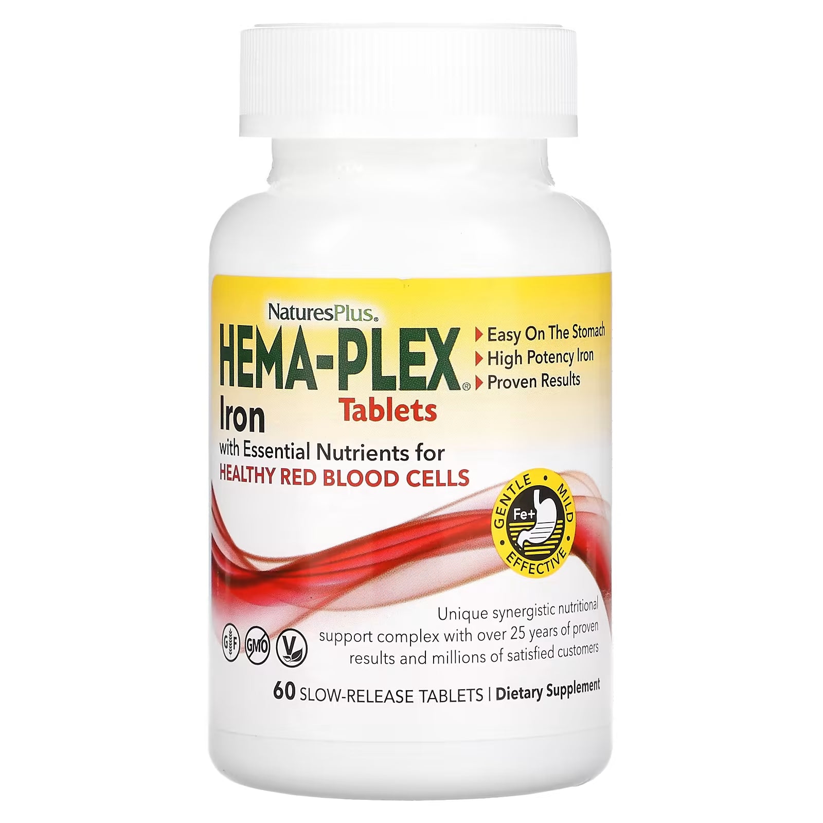 NaturesPlus®Hema-Plex, 60 Slow-Release Tablets – Nutracore